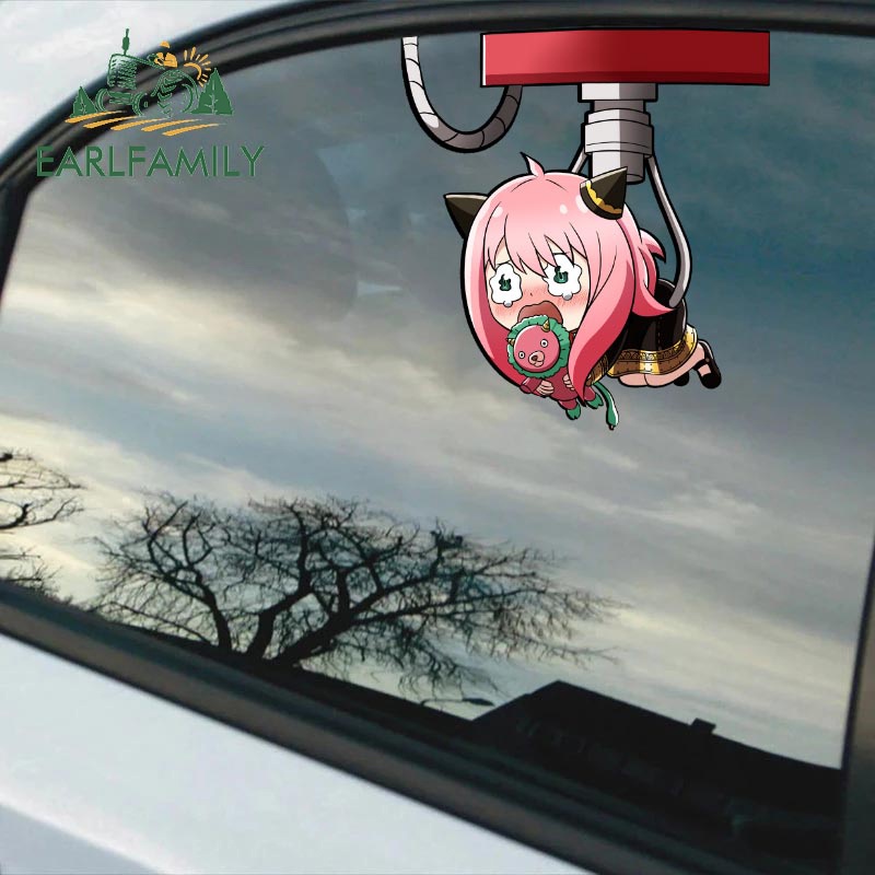 EARLFAMILY 13cm for Anya Crane Doll Car Stickers Windows Car ...
