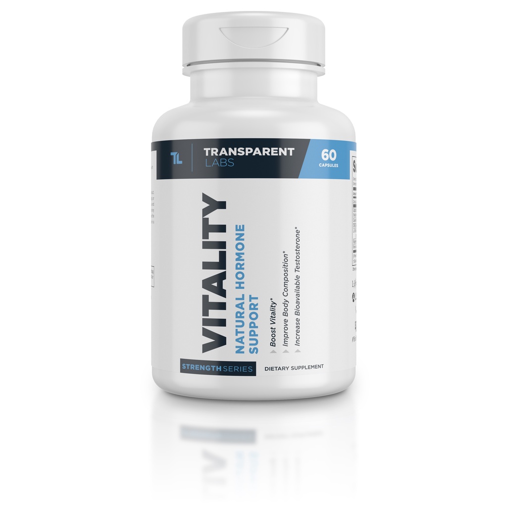 Transparent Labs Vitality Testosterone Optimization Formula (Expiry Sep ...