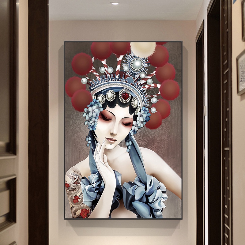 New Chinese Decorative Paintings Chinese Famous Ethnic Style Peking ...