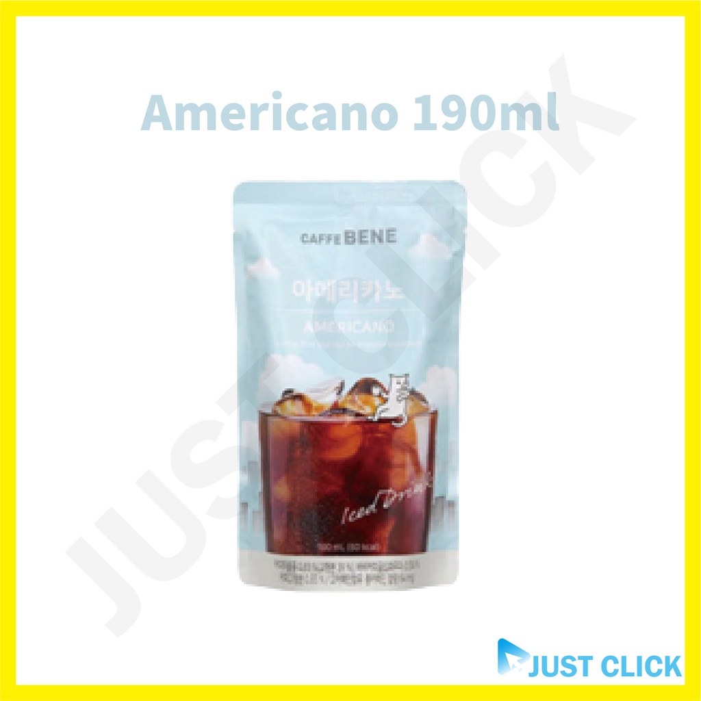 [CAFFE BENE] Coffee Ade Drink Pouch Series Korean Drink Food Americano ...