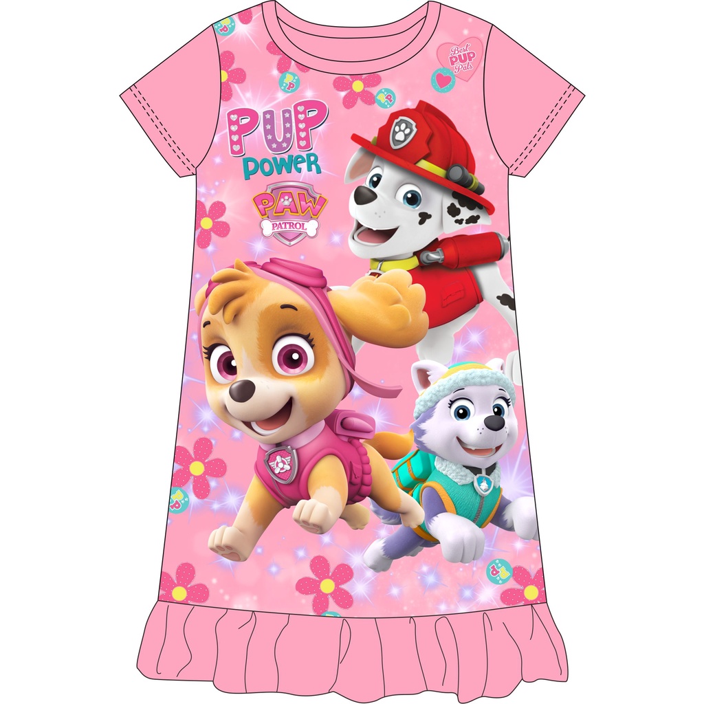 [SG SELLER] Cuddle me kids Cartoon Dress Girls pyjamas children frozen ...