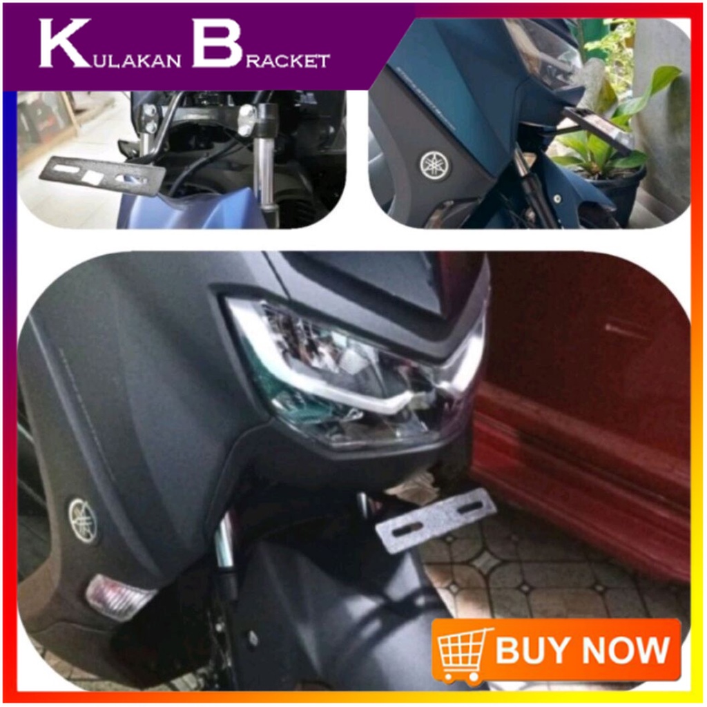 New Nmax 2020 2021 2022 Number Plate Bracket AWS Model Strong Anti ...