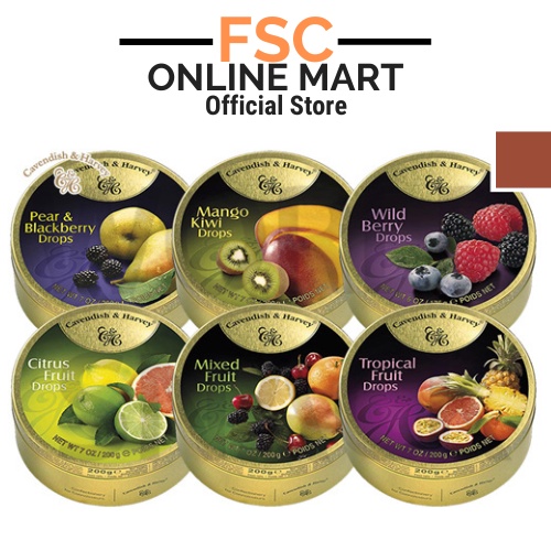 [FSC] Cavendish & Harvey Fruit Drop Candy (175/200)gm | Shopee Singapore