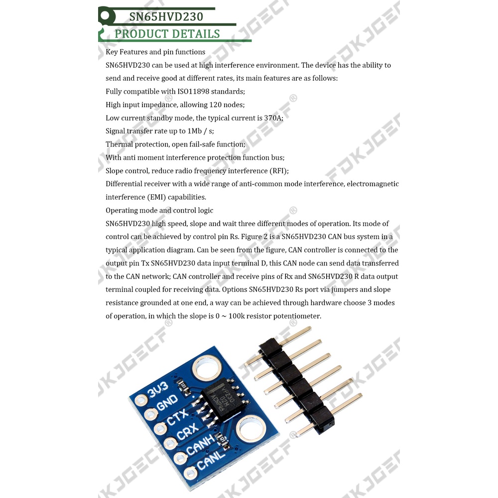 SN65HVD230 CAN bus transceiver communication-module for arduino | Shopee Singapore