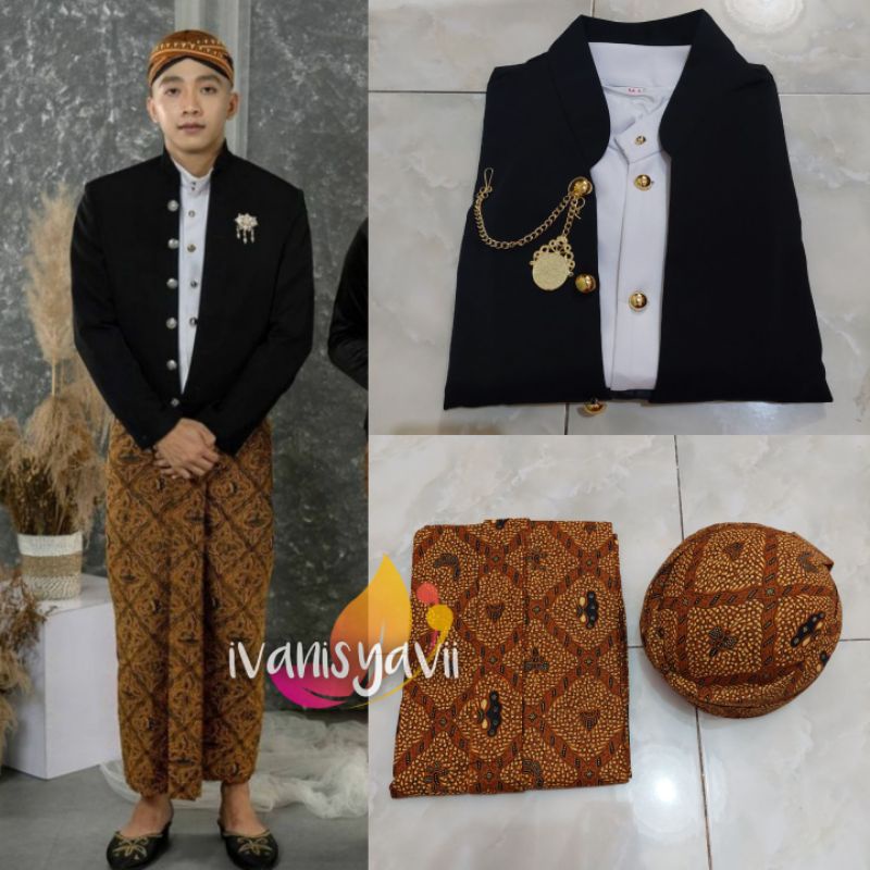 (1set Boys) Traditional Javanese Clothes - Traditional / Nice Fence ...