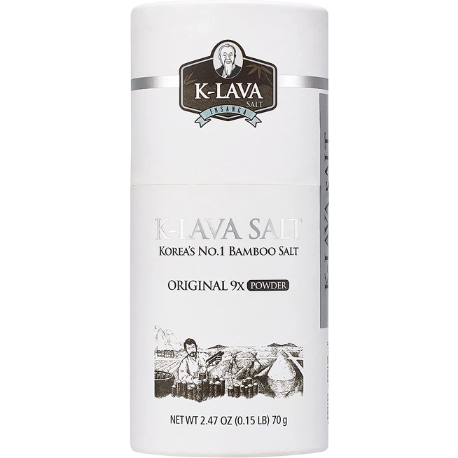 K-Lava The Original BAMBOO SALT POWDER, 9 times baked, Korea's No. 1 ...