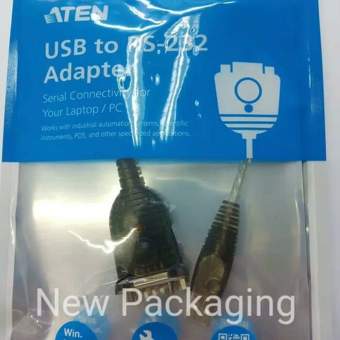 Usb to Serial cable RS232 db9 ATEN ORIGINAL UC232A | Shopee Singapore