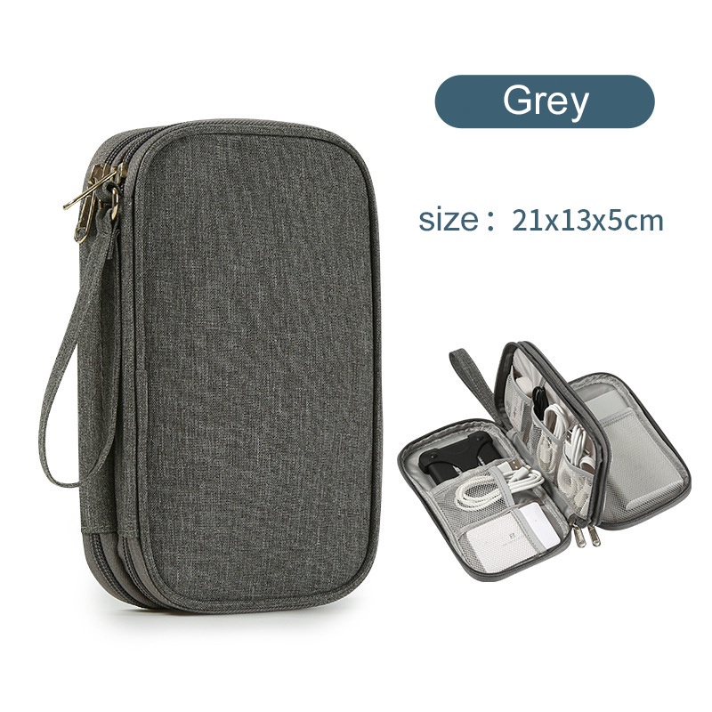 [SG] Electronic Organizer Travel Digital Storage Bag Data Headphone ...