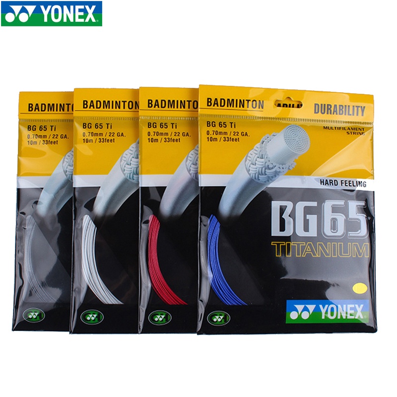 Yonex Badminton Racket Strap String BG66 ULTIMAX (0.65mm) bg65 bg95 98 ...
