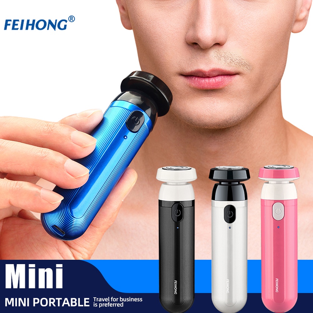 Mini Electric Shaver USB Rechargeable Shaving Machine for Men Beard ...