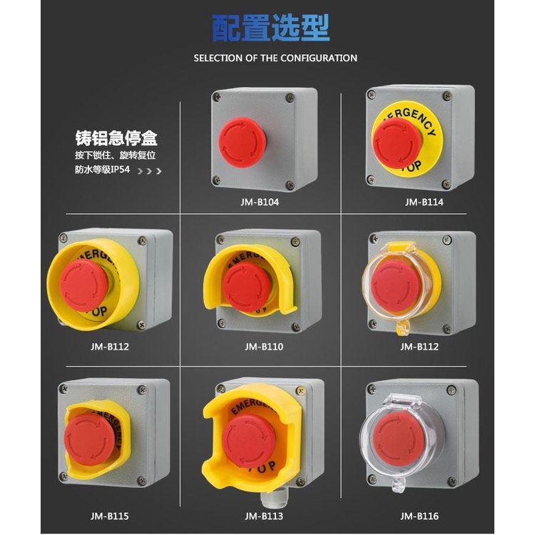 Emergency Stop Button Switch Control Box Elevator Emergency Shield Stop ...