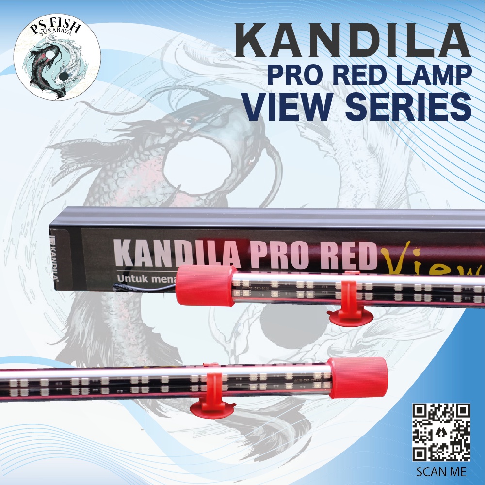 Kandila Pro Red Lamp View Series Submersible Aquarium LED Lights [PS ...