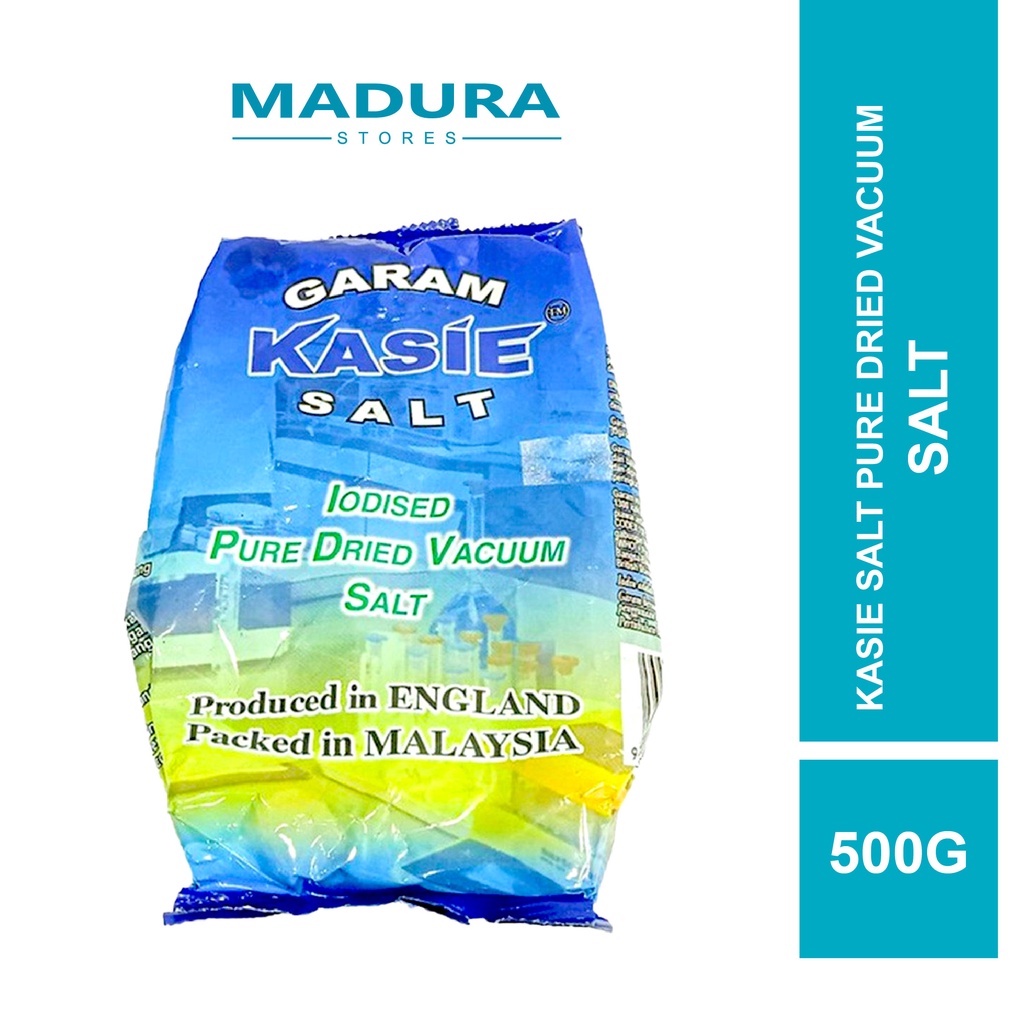 Kasie Salt Pure Dried Vacuum Salt 500g (Garam) | Shopee Singapore