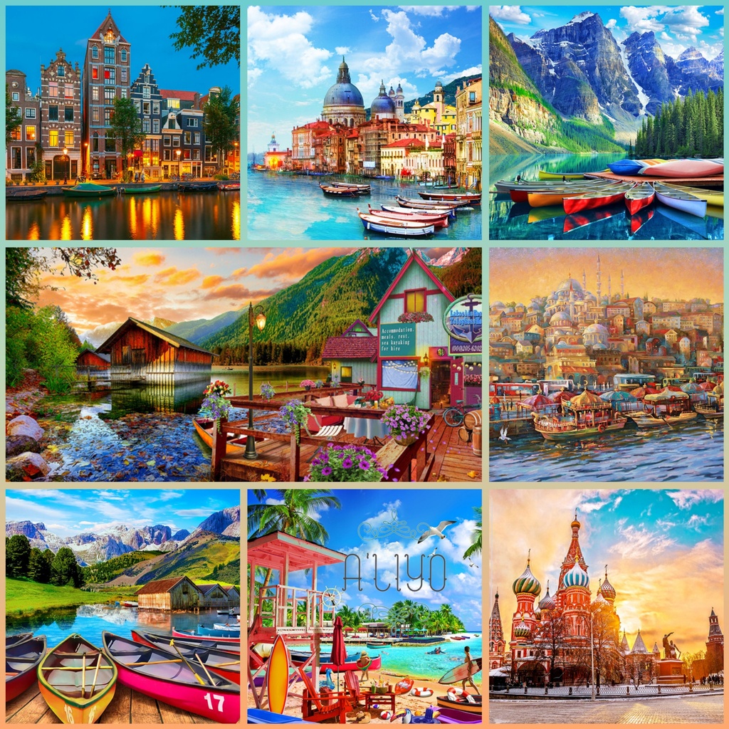 Huadada Jigsaw Puzzle 1000pcs (3Rd Collection) | Shopee Singapore