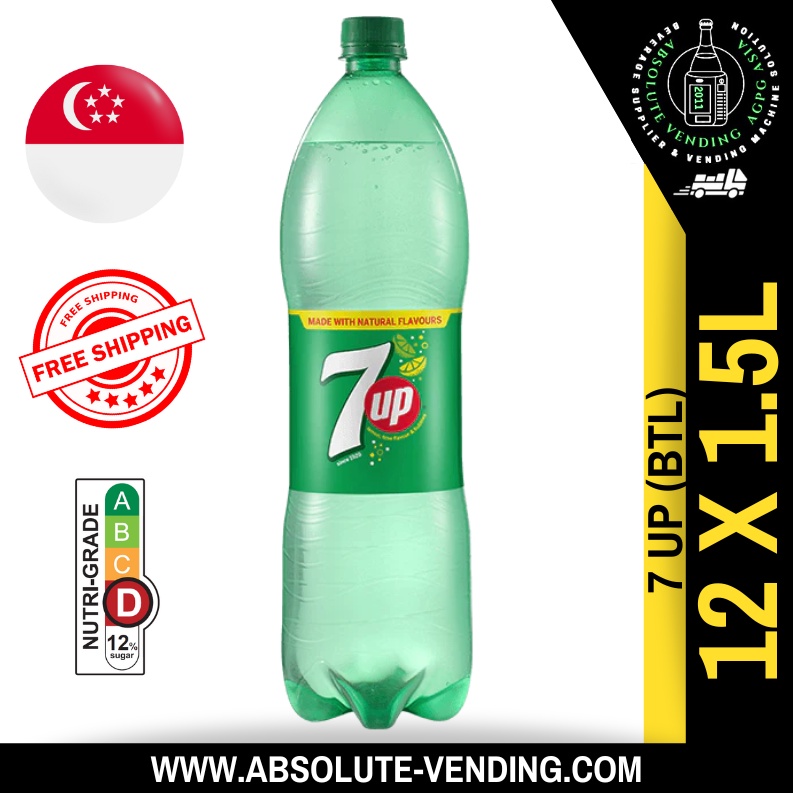 7UP 1.5L X 12 (BOTTLE) | Shopee Singapore