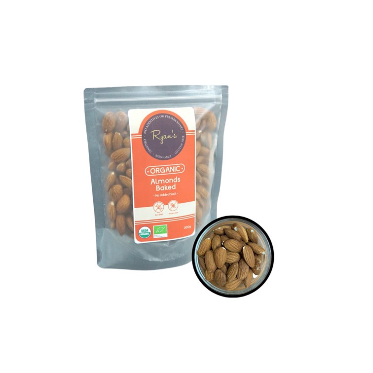 RYAN'S GROCERY ORGANIC - Baked Almond Nuts 200g | Shopee Singapore