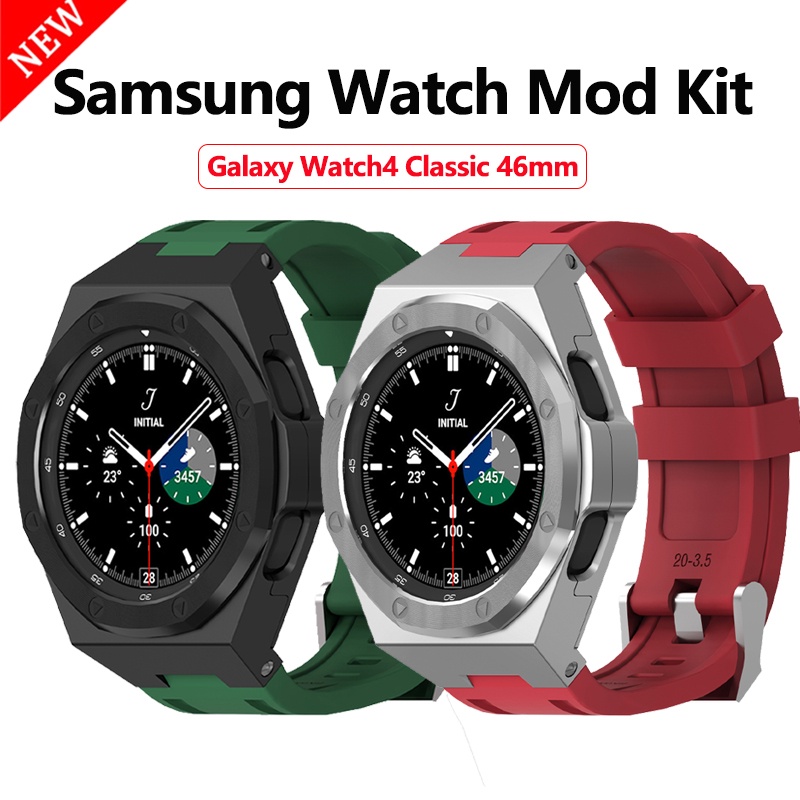 Mod kit For Samsung Galaxy Watch 4 classic 46 stainless steel case ...