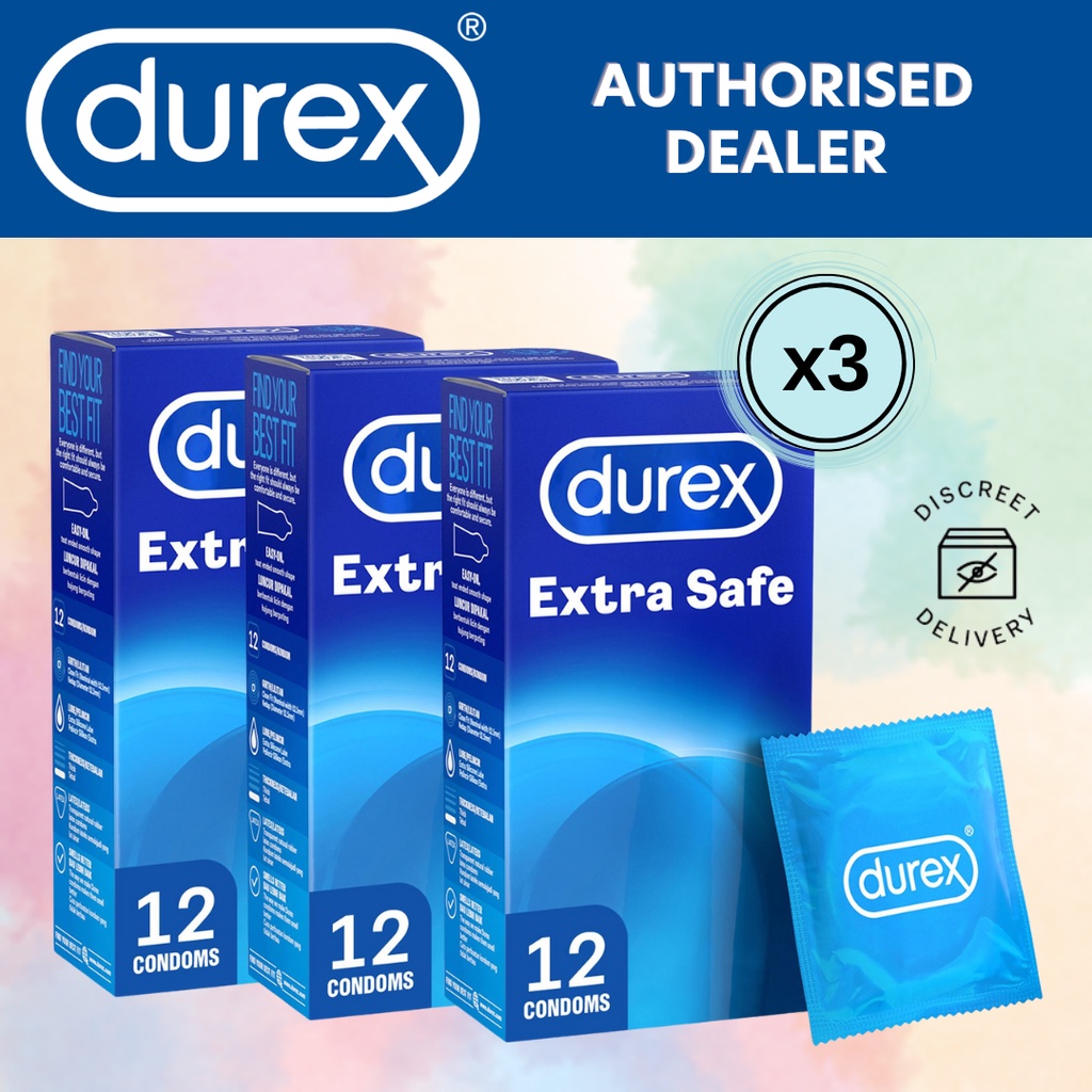 [BUNDLE OF 3] *DISCREET PACKAGING* *Durex Extra Safe* Lower price than ...