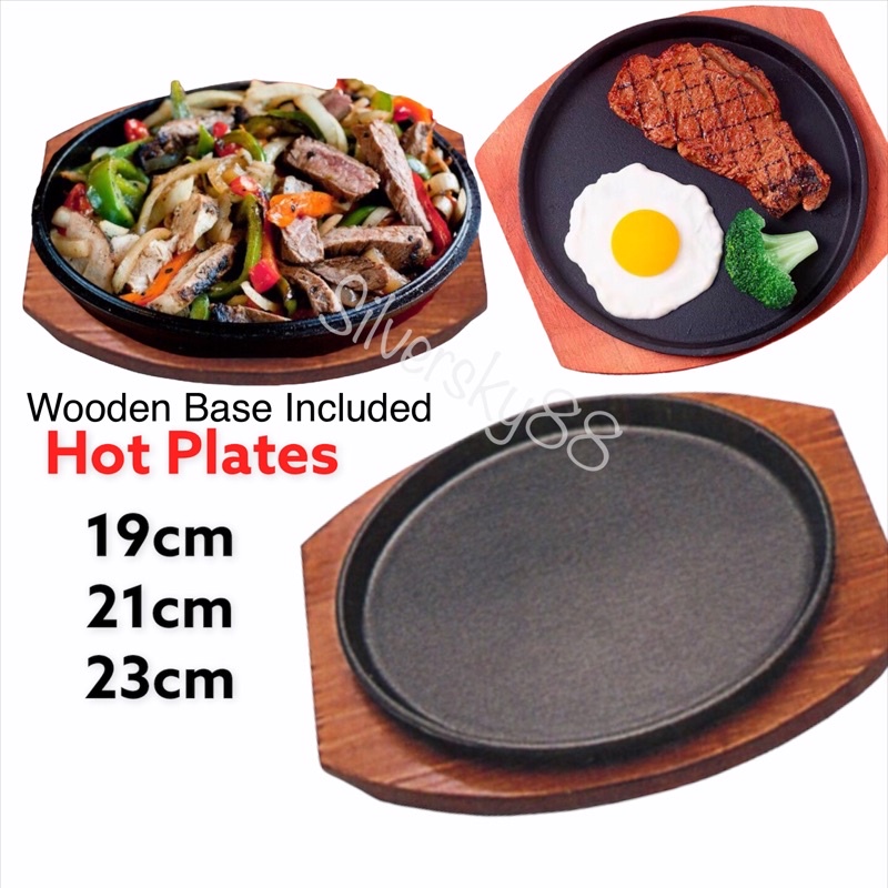 Sizzling hot plates teppanyaki grill bbq steak fajita chicken korean ...