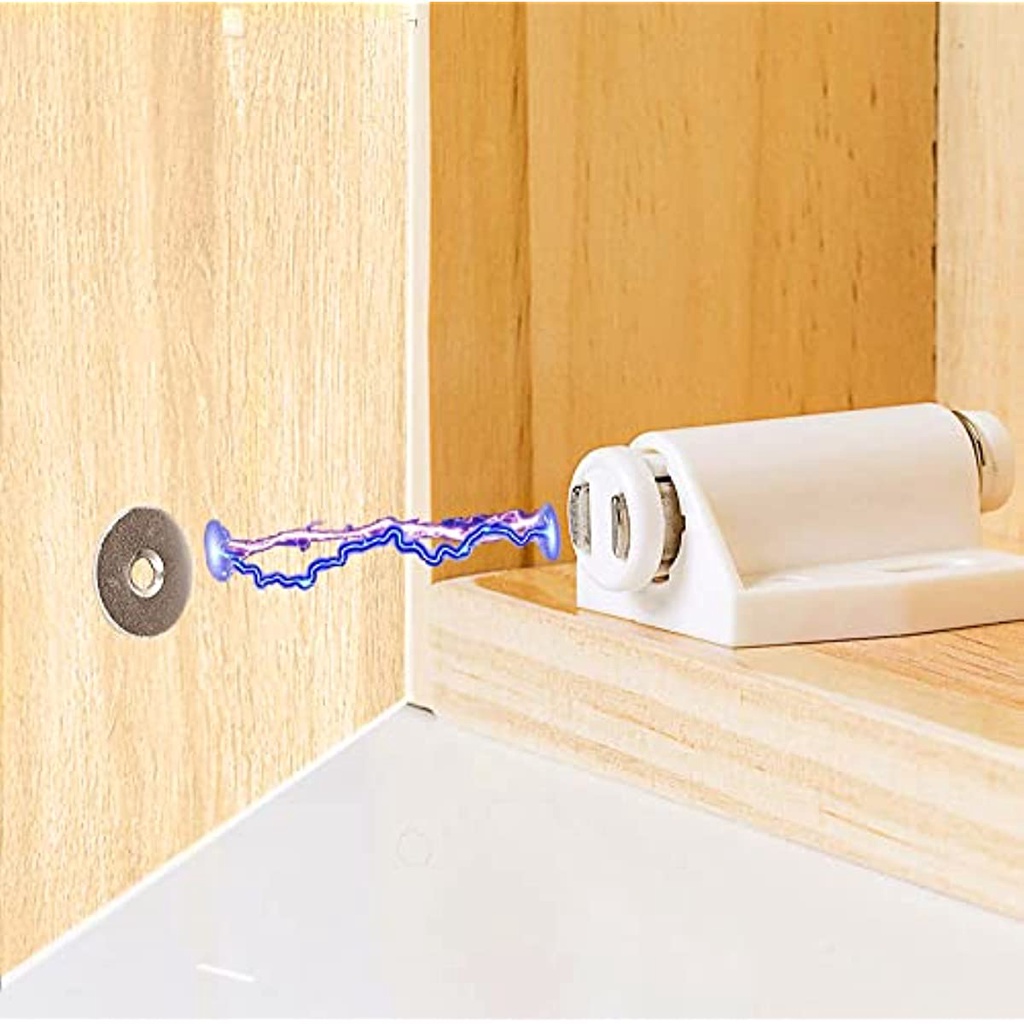 TAROW Magnetic Touch Latch, Push Open Cabinet Door Latches and Catches ...