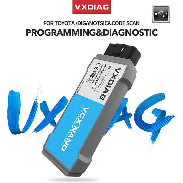 VXDIAG NANO Diagnostic tool For Toyota it3 Software TIS V14Techstream ...