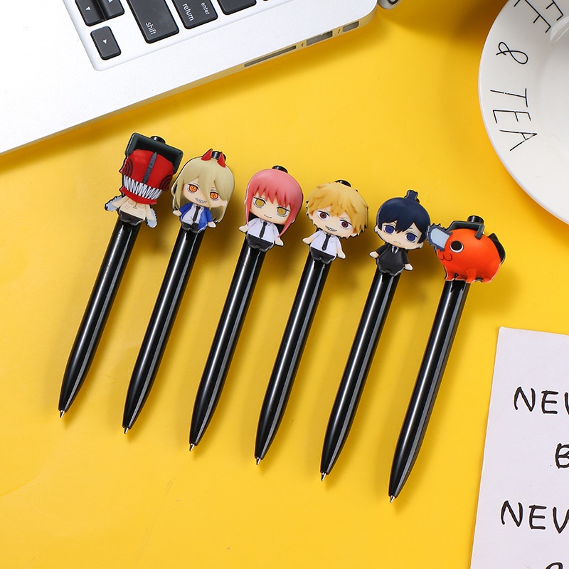 Popular anime Chainsaw Man cute cartoon ballpoint pen DENJI POWER ...