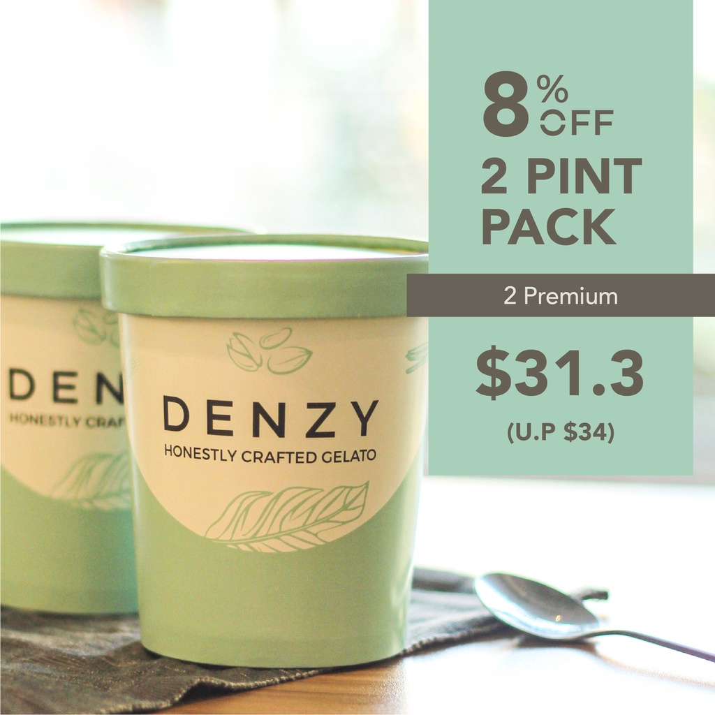 Denzy 2 Premium Flavour Pint Bundle (2x 16oz Pints) | Shopee Singapore