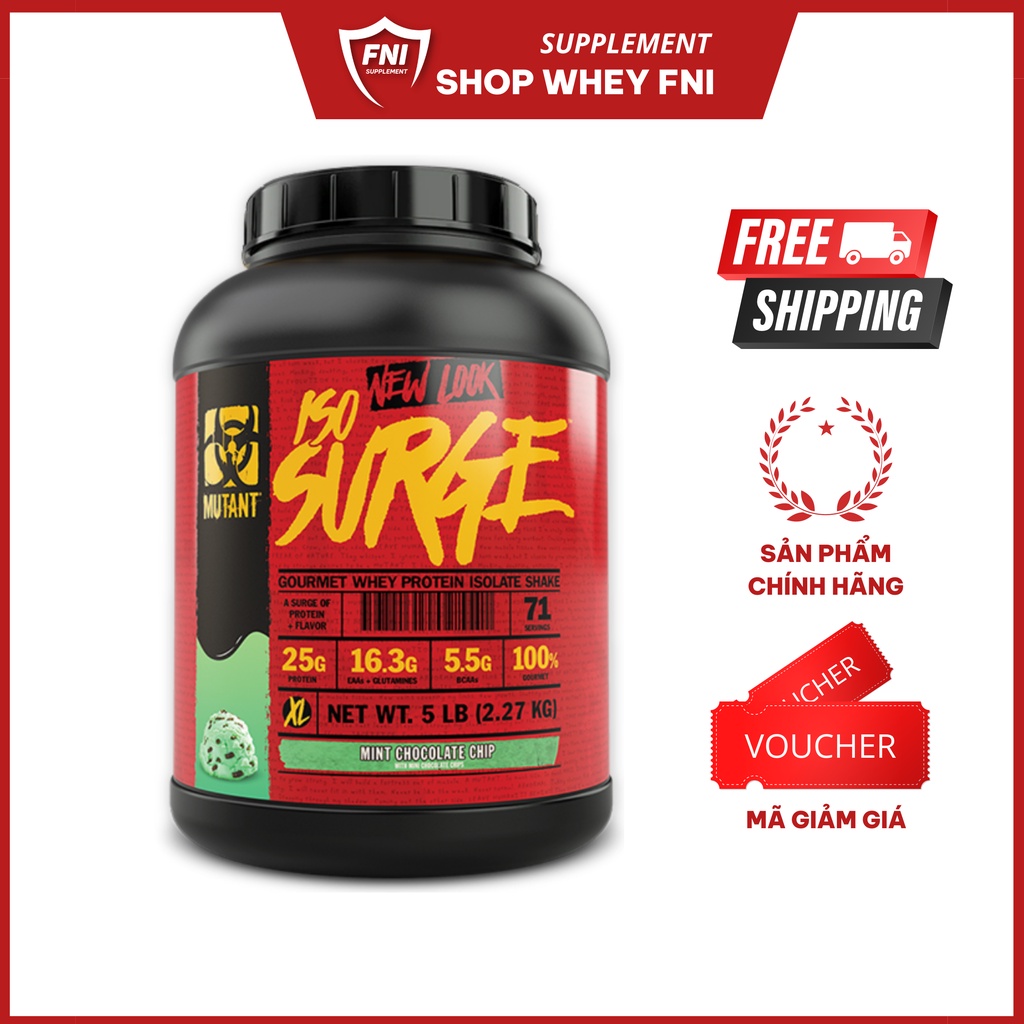 Iso Surge Mutant 5lb, Whey protein Increase Muscle 71 Use | Shopee ...