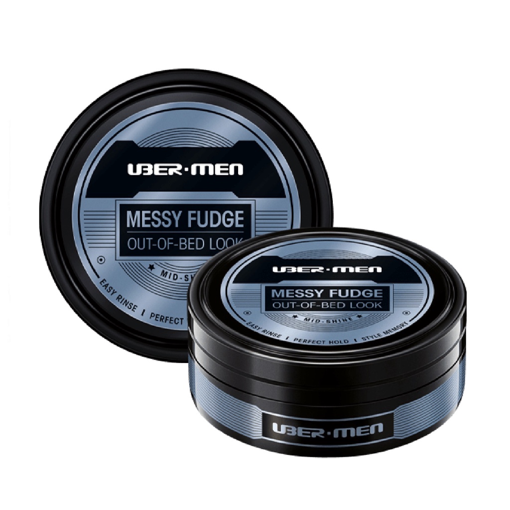 Uber Men Hair Wax Messy Fudge (70g) | Shopee Singapore