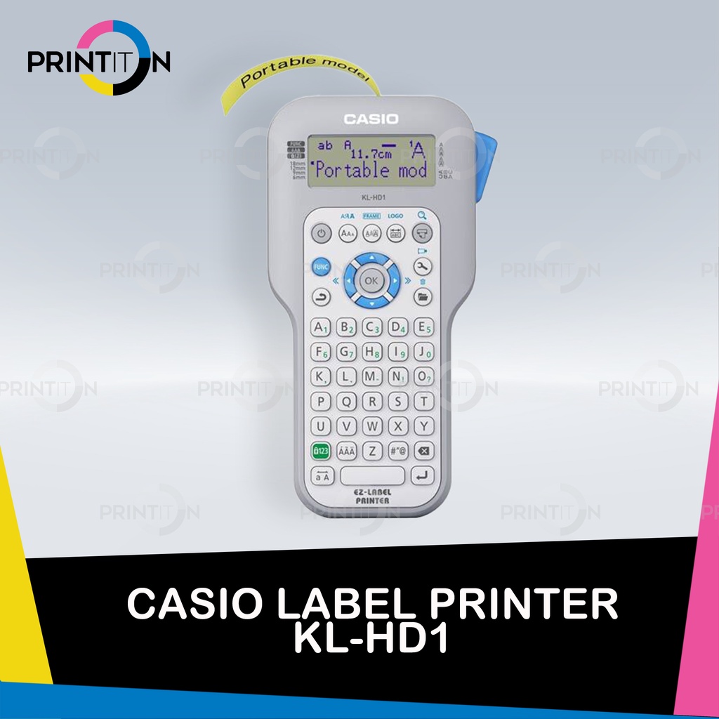 [Original] Casio KL-HD1 KL HD1 Portable Battery Operated Handheld Label ...