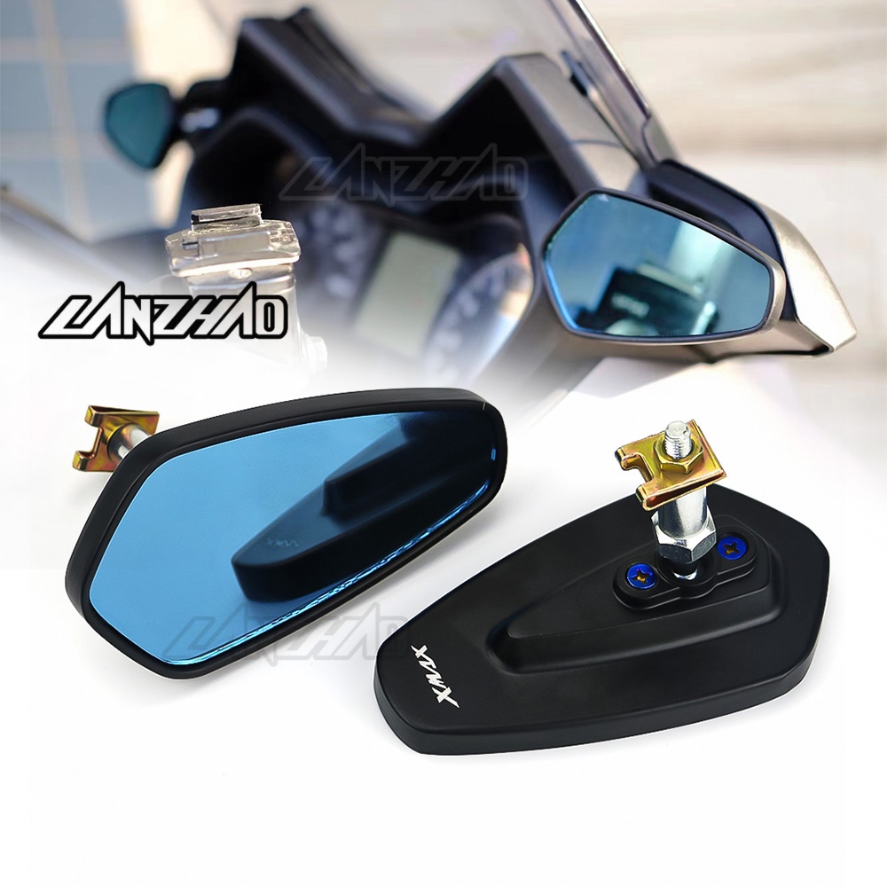 For YAMAHA XMAX 300 v1 2017-2021 Sergeant Style Side Mirrors Motorcycle ...