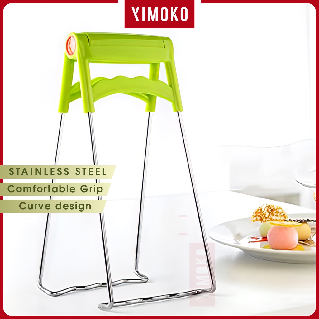 Food Clipper Foldable Stainless Steel Hot Plate Gripper for Microwave ...
