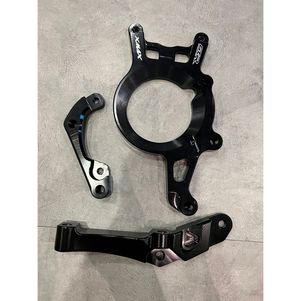 XMAX BREMBO 4POT CALIPER BRACKET FRONT & REAR 100MM For P34 M3/ K50 /K5 ...