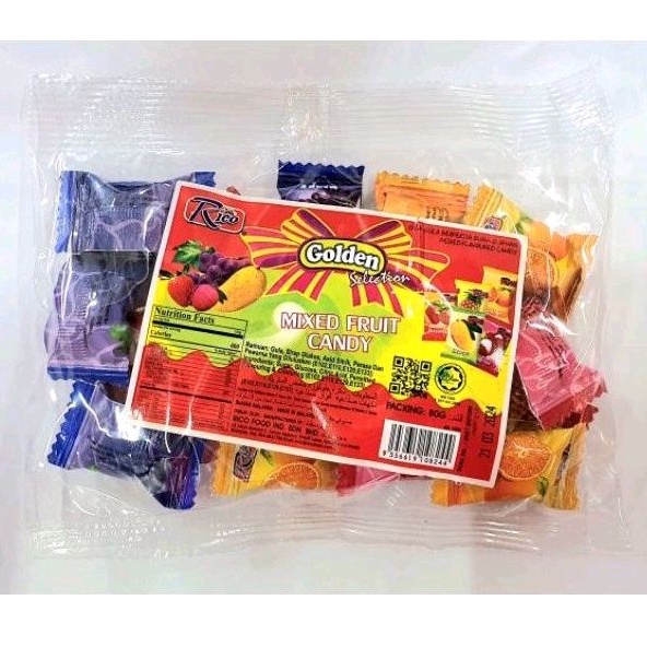 80g Rico Mixed Fruit Candy 杂果糖 水果 Gula Buah-buahan Sweet Small Packet ...