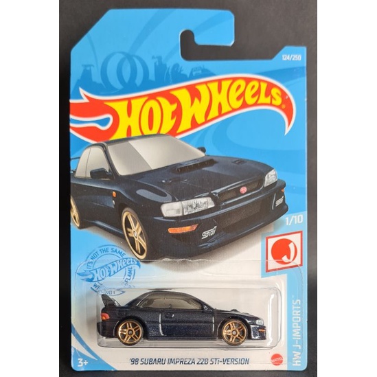 Hot Wheels 98 Subaru Impreza 22b Sti Version Long And Short Card