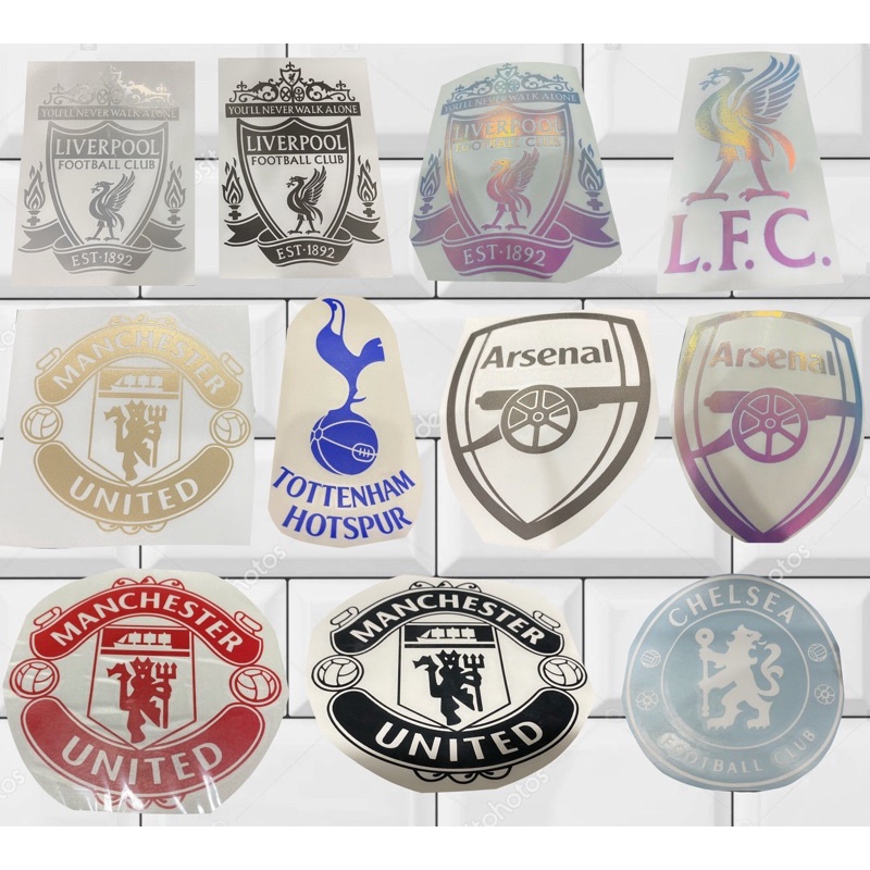 soccer decal, football decal, premier league, car decal, bike decal ...