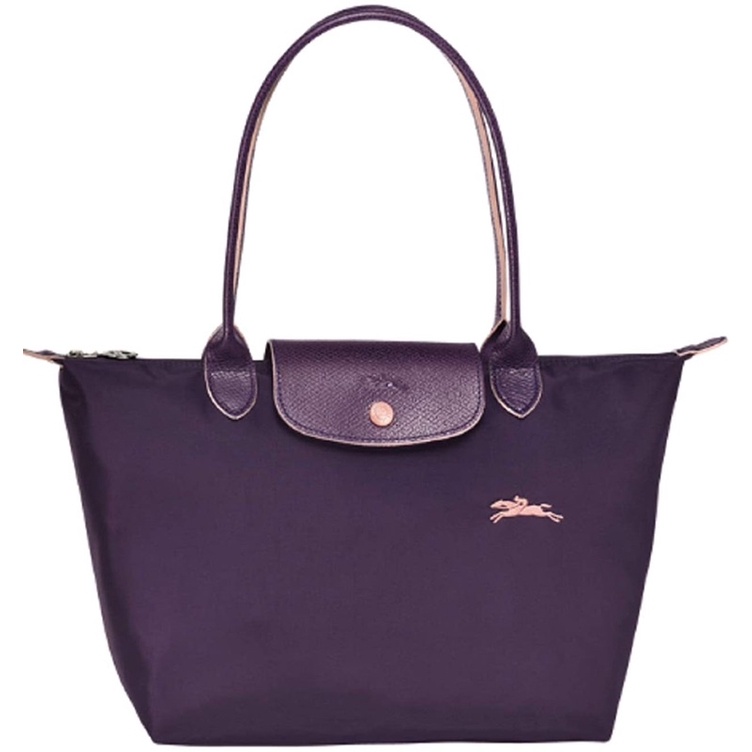 longchamp small size club long handle tote bag small purple | Shopee ...