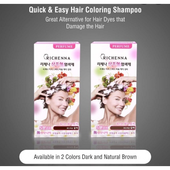 Richenna Perfume Hair Dye (40g + 40g) | Shopee Singapore