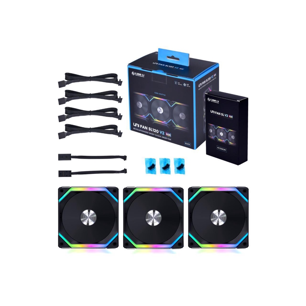 LIAN LI UNI FAN AL120 / SL120 V2 / SL-INF 120 / P28 - ARGB 120MM FAN ...