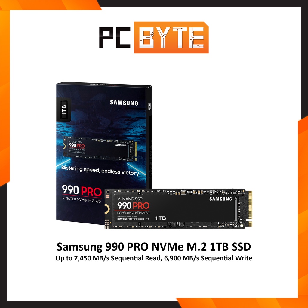 Samsung 990 PRO Internal M.2 1TB SSD (PCIe Gen4x4 NVMe 2.0 | Up to R:7 ...