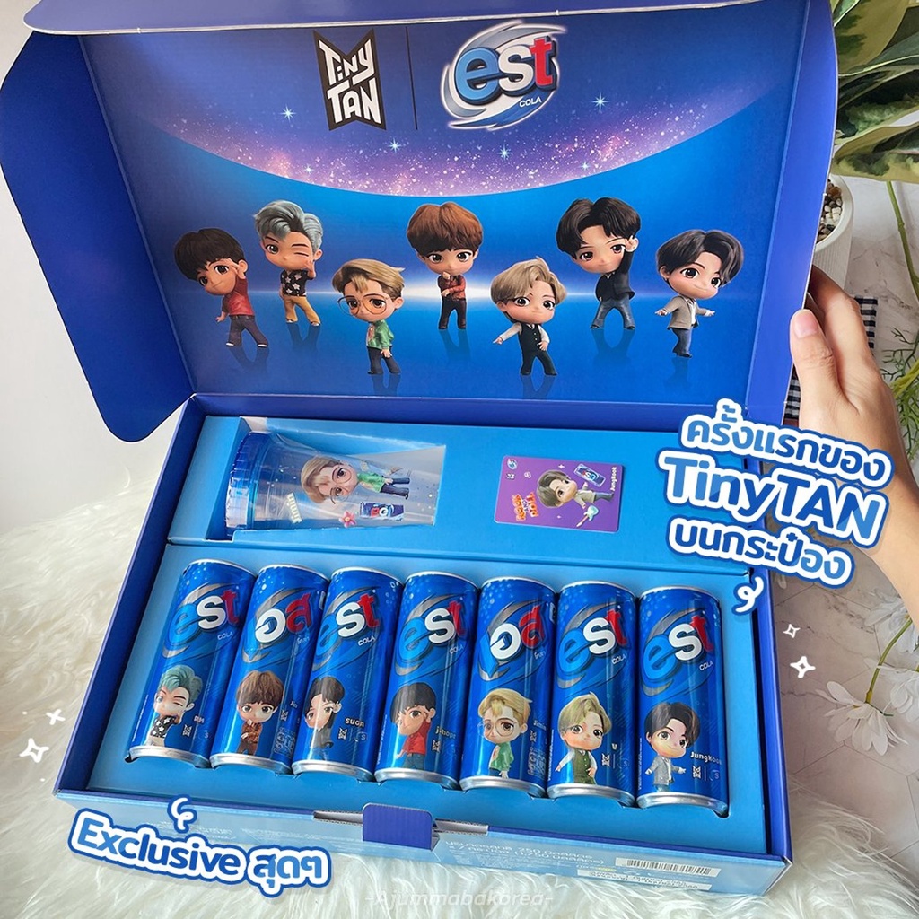 BTS TinyTAN x Est Surprise Box Exclusive Limited packaging design With ...