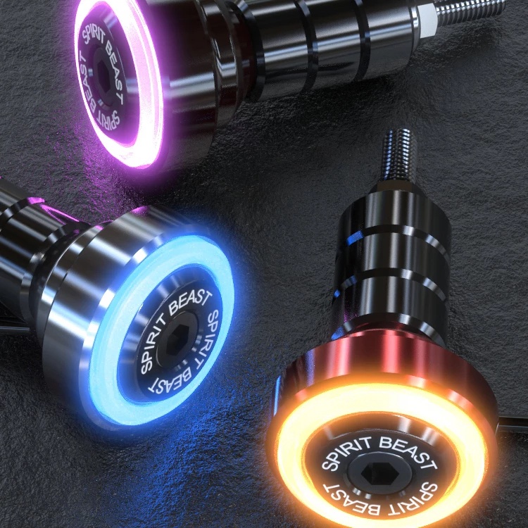 Spirit Beast LED Colorful alloy motorcycle Angel Eye M6 Screw light ...