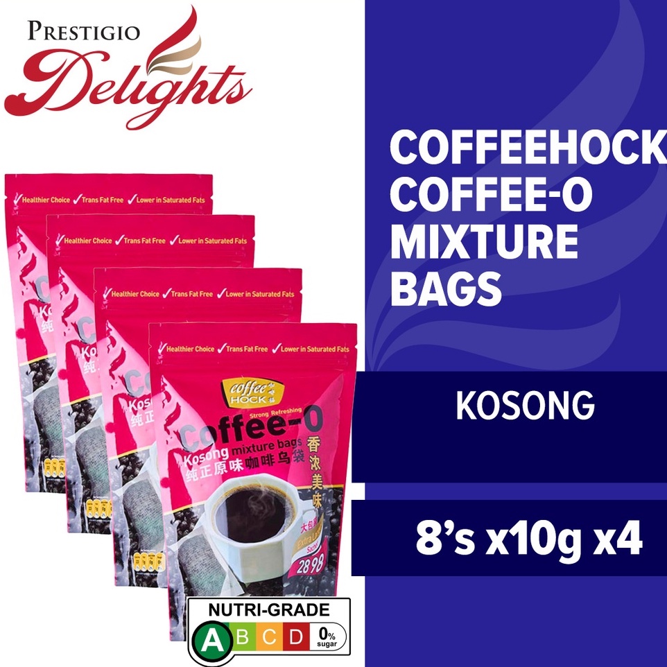 Coffeehock Coffee-O Kosong Mixture Bags (Kopi-O) 22's Bundle of 4 (1276 ...