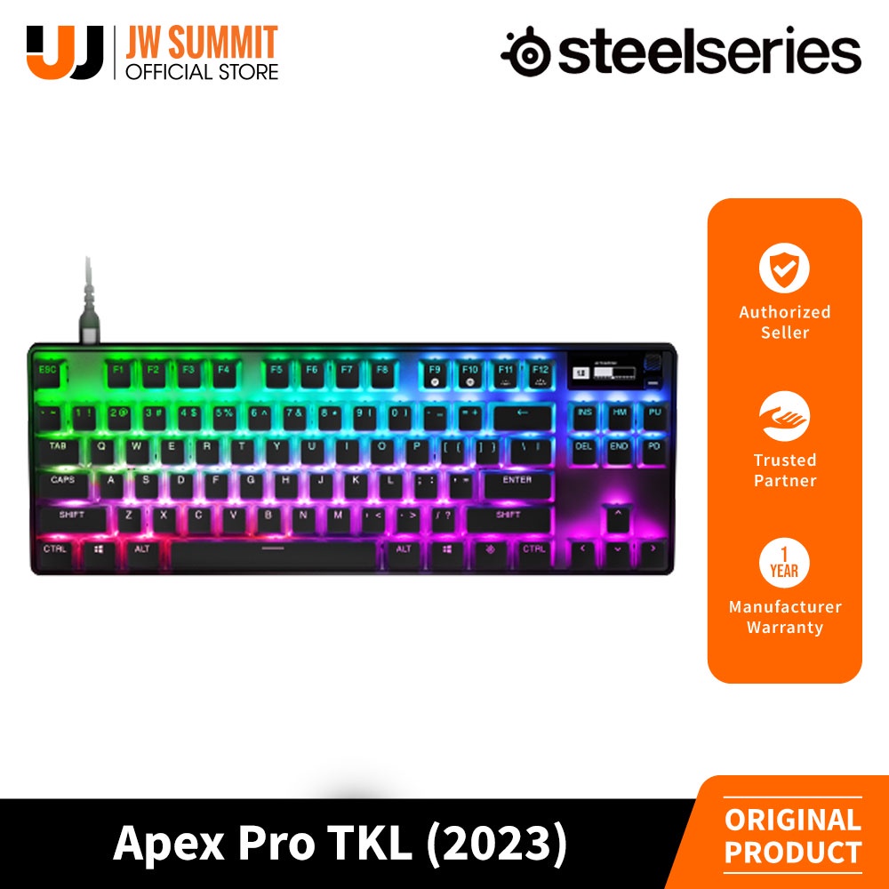 SteelSeries Apex Pro TKL 2023 OmniPoint Adjustable Switch Wired Gaming ...