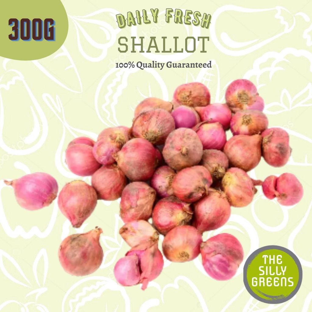 [TheSillyGreens] Shallots | 300g (packet) | Shopee Singapore
