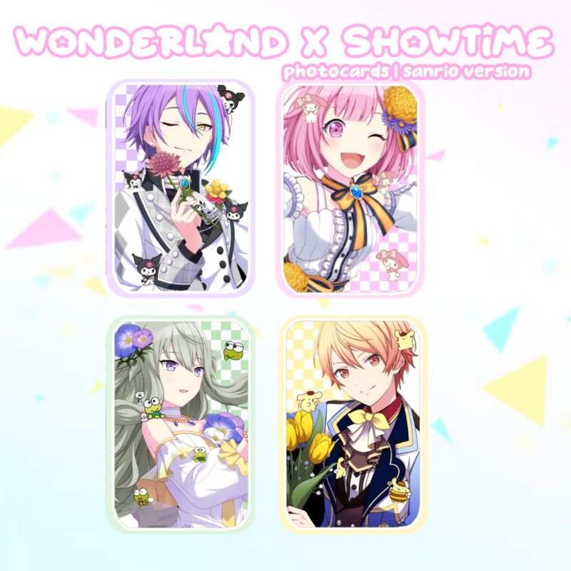 [DEFECT] wonderland x showtime mini photocards SANRIO ver. (rui,ne,emu ...