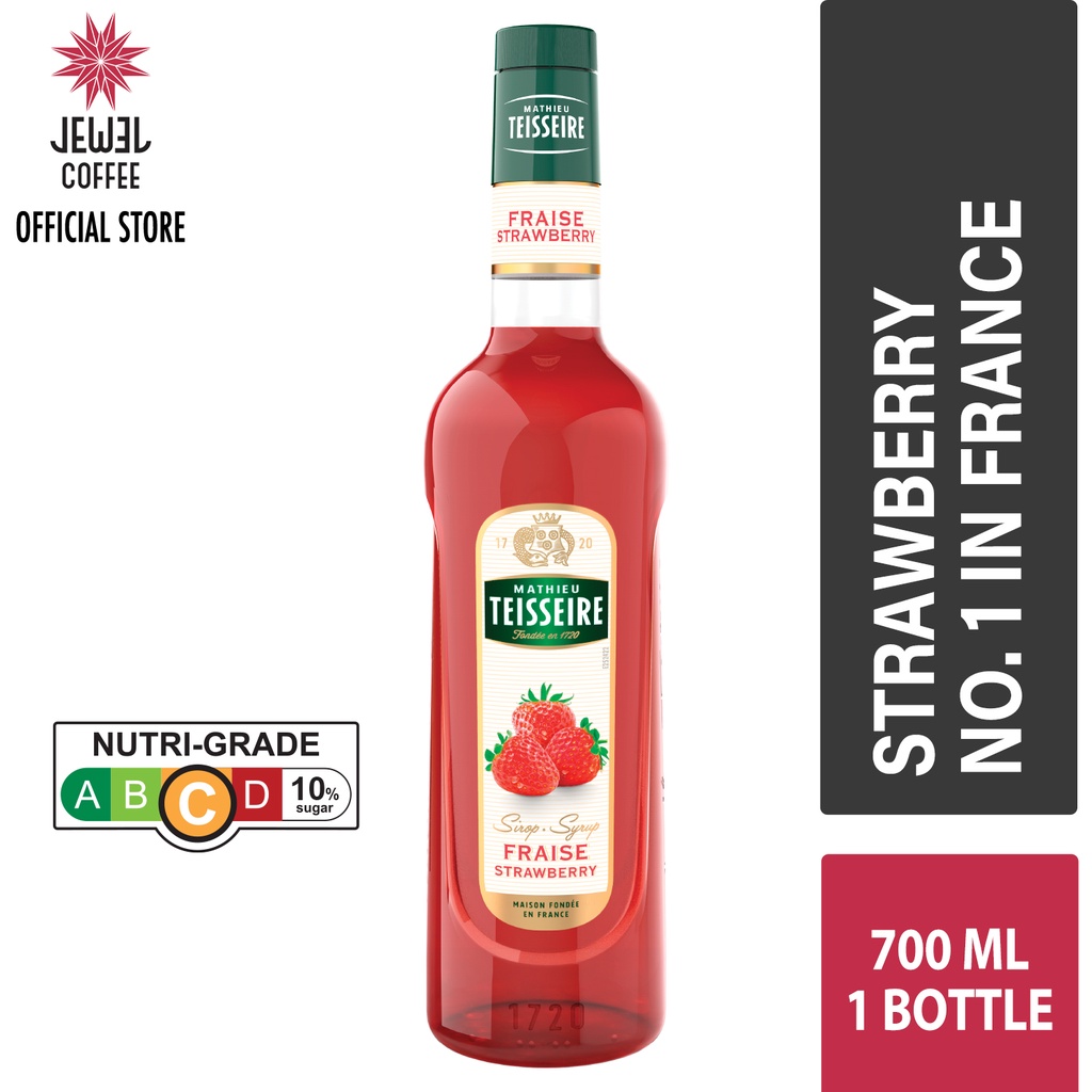 Teisseire The Fruits Strawberry Syrup 700ml | Shopee Singapore