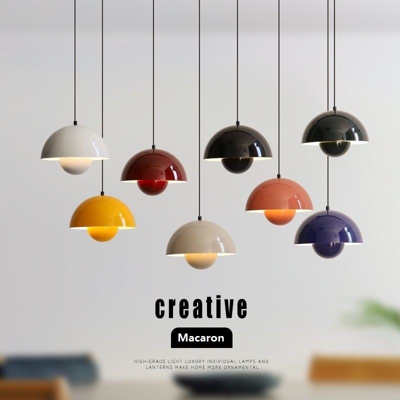 Macaron Dining Drop Light Modern Nordic Pendant Light Kitchen Bar ...