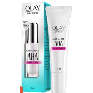 Olay Luminous Niacinamide + AHA Face Super Serum Reduce Acne Marks 15 ...