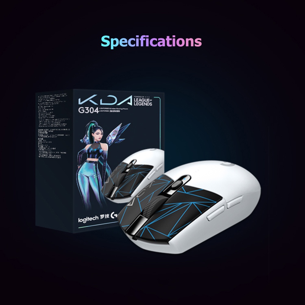 G304 KDA Wireless Gaming Mouse Limited Edition Mouse Gaming Edition ...